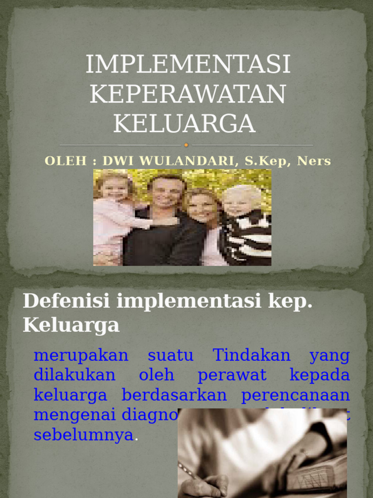 Implementasi Keperawatan Keluarga | PDF