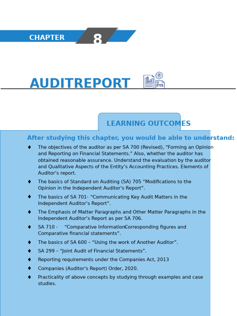 audit report.pdf | PDF | Auditor's Report | Audit
