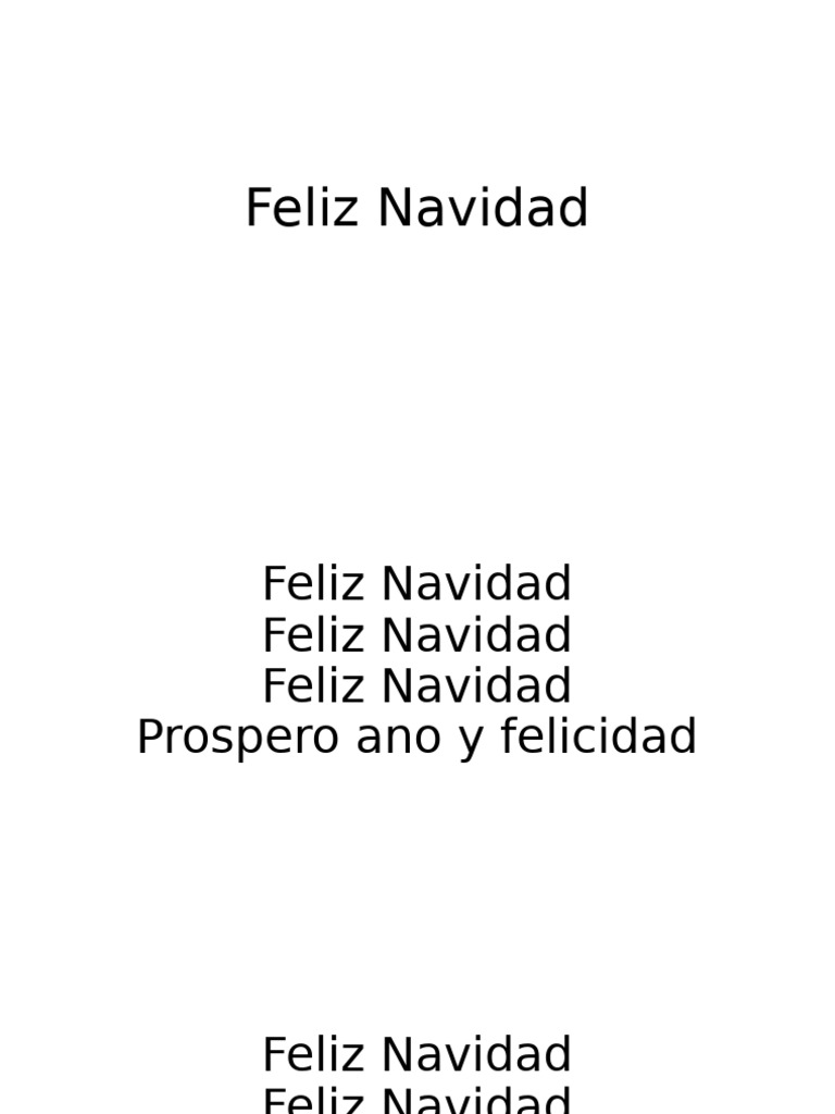 Feliz Navidad | PDF