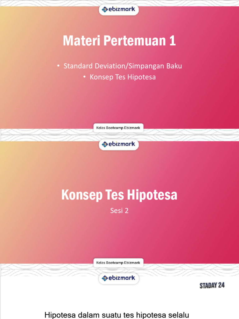 Sesi 2 Bootcamp SPSS Pertemuan 1 - Update | PDF