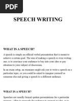 Igcse - Speech Writing | PDF | Argument | Rhetoric