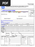 TESDA Self Assessment Guide | PDF