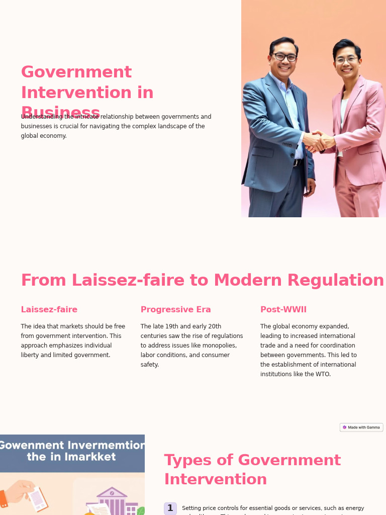 Government's Role in Business Dynamics | PDF | State Owned Enterprise ...