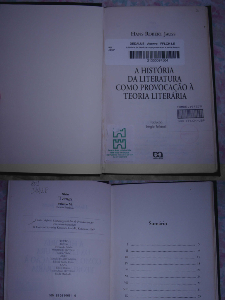 Hans Robert Jauss a Historia Da Literatu | PDF