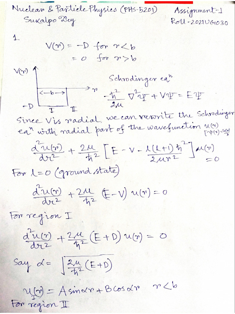 Nuclear Assignment - 1 | PDF