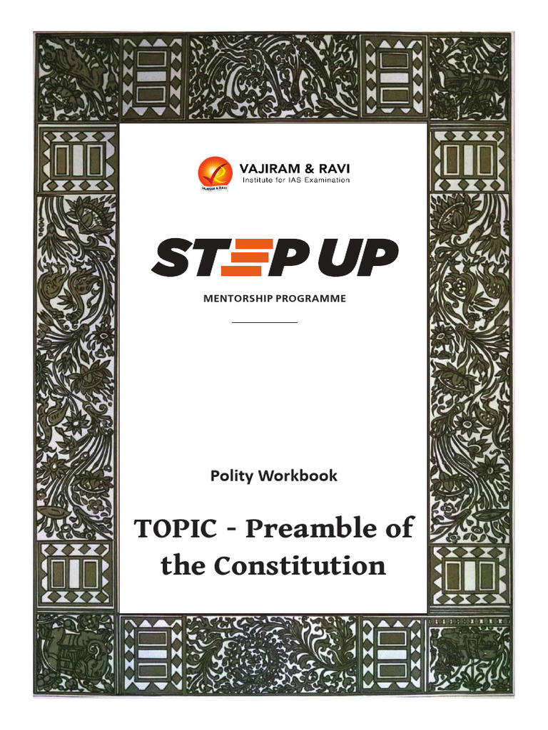 Preamble | PDF | Political Science | Justice