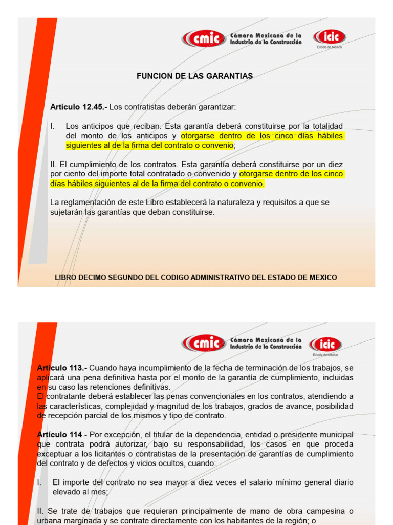 Garantías en Contratos Administrativos | PDF