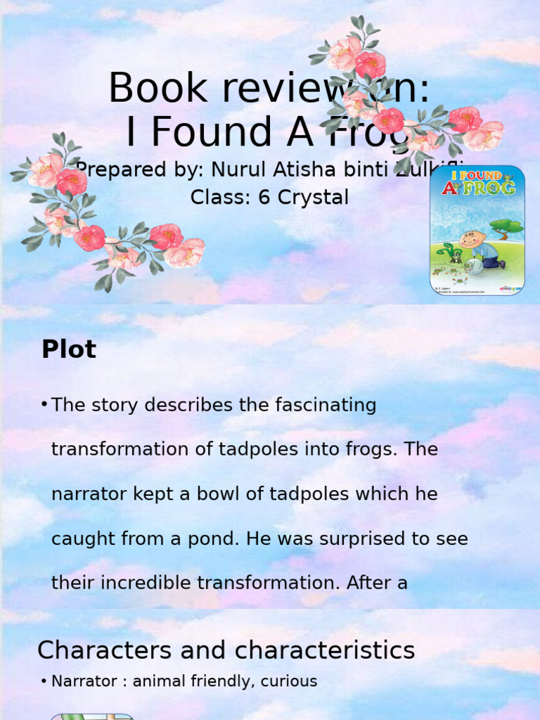 Book Review I Found A Frog | PDF