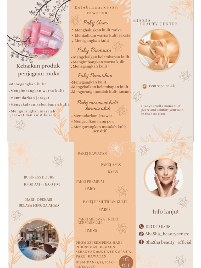 Sha Sha Beauty Centre@monica, Wannisa | PDF