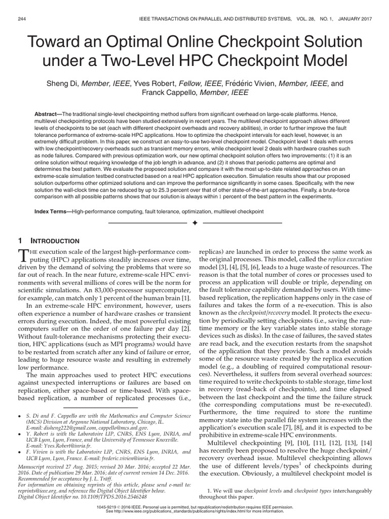 paper2 | PDF | Supercomputer | Data Compression