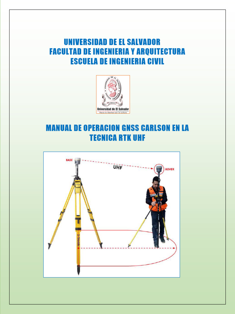Manual Medicion RTK Carlson Portada | PDF