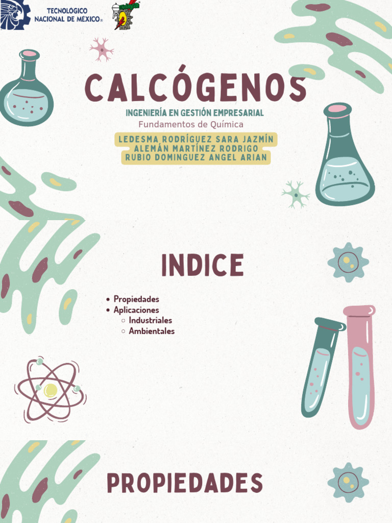 Calcógenos | PDF | Física Aplicada e Interdisciplinaria | Sustancias ...