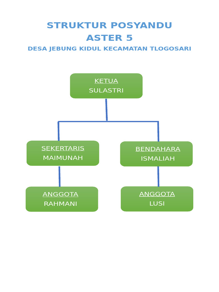 Struktur Posyandu | PDF