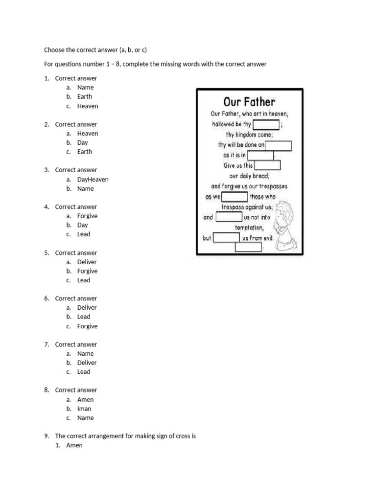 Bible Quiz: Fill in the Blanks | PDF