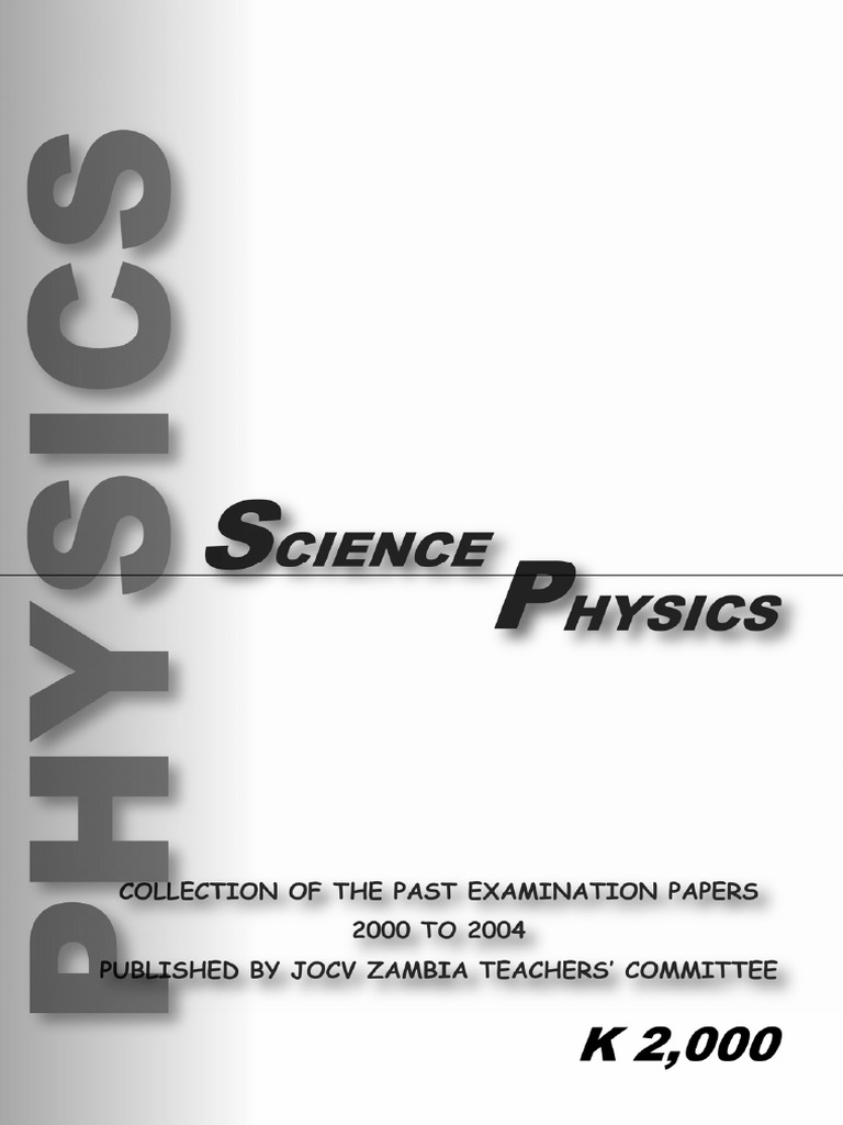 Physics Pamphlet 2000-2004 | PDF | Force | Radioactive Decay