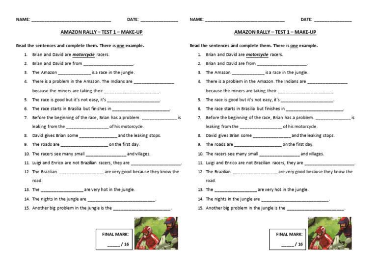 Amazon Rally - Make-up1 | PDF