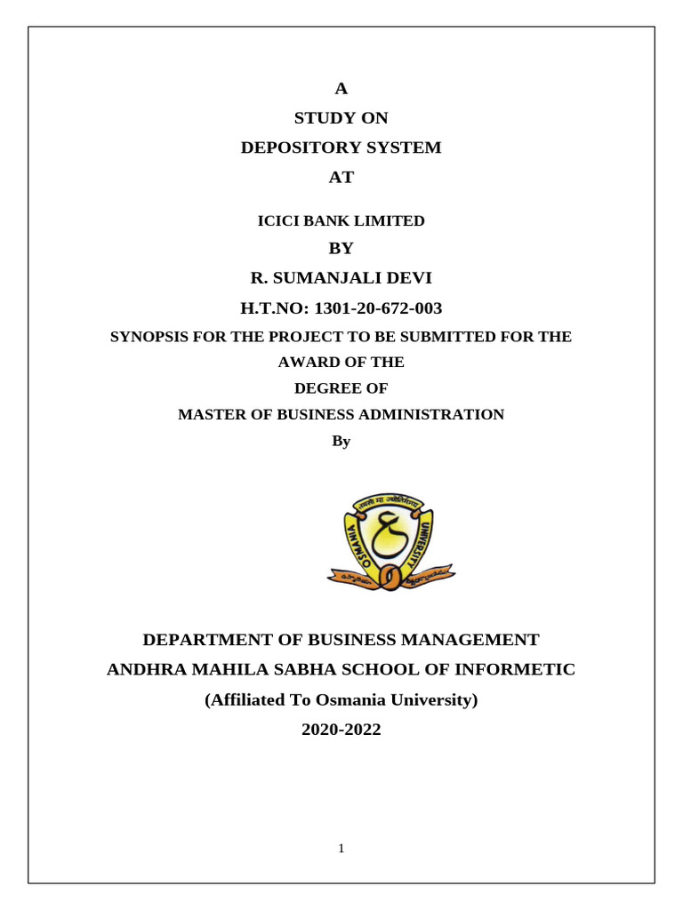 Depository System Icici 26 | PDF | Securities (Finance) | Settlement (Finance)