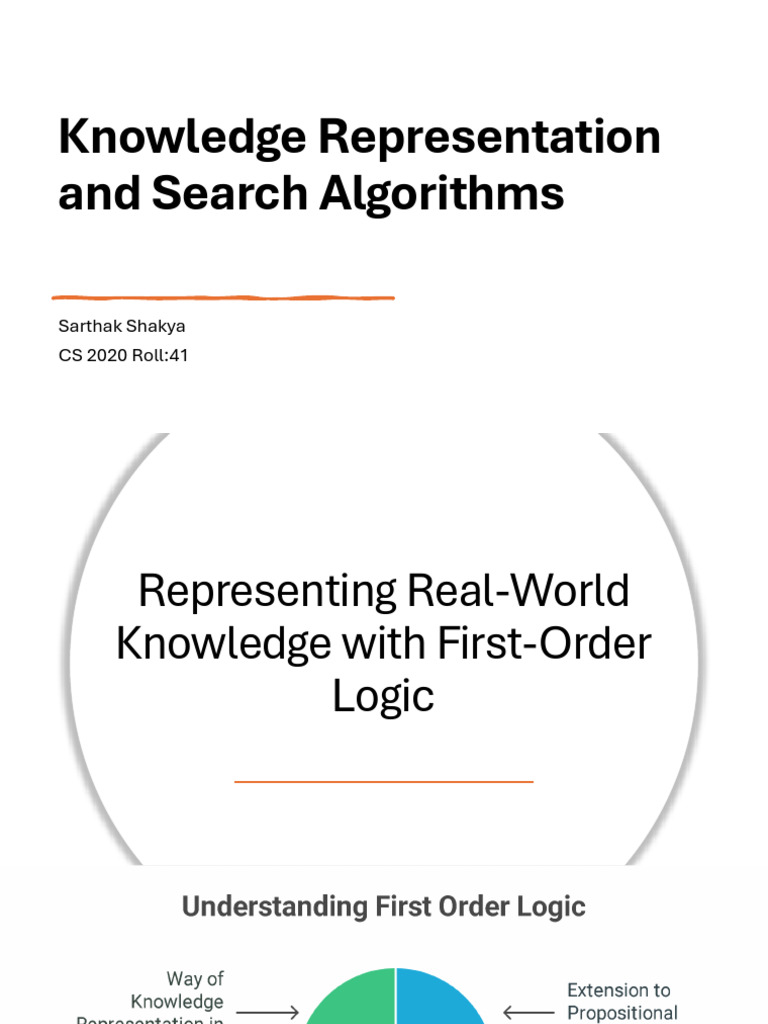 Knowledge Representation and Search Algorithms | PDF
