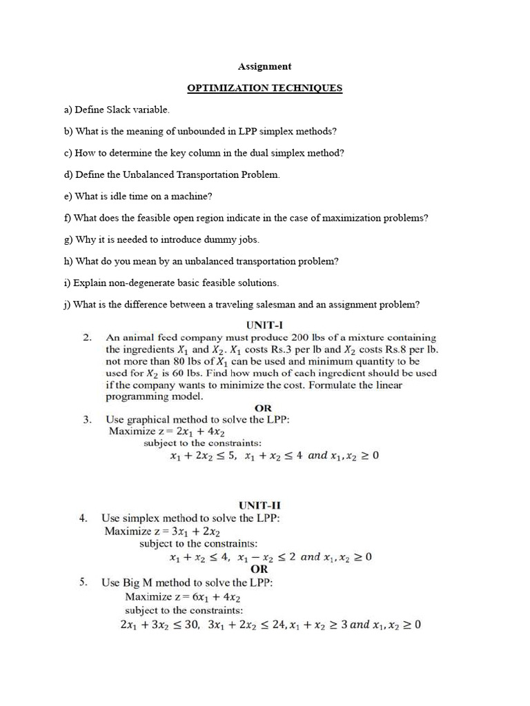 Assignment-OT 2024 | PDF