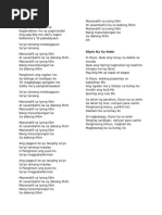 Lilim Lyrics | PDF