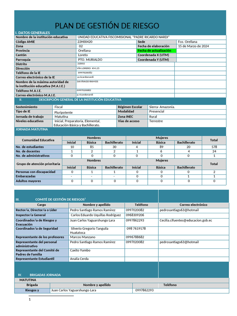 3. Formato Actual - Pgr 2024-2025 | PDF