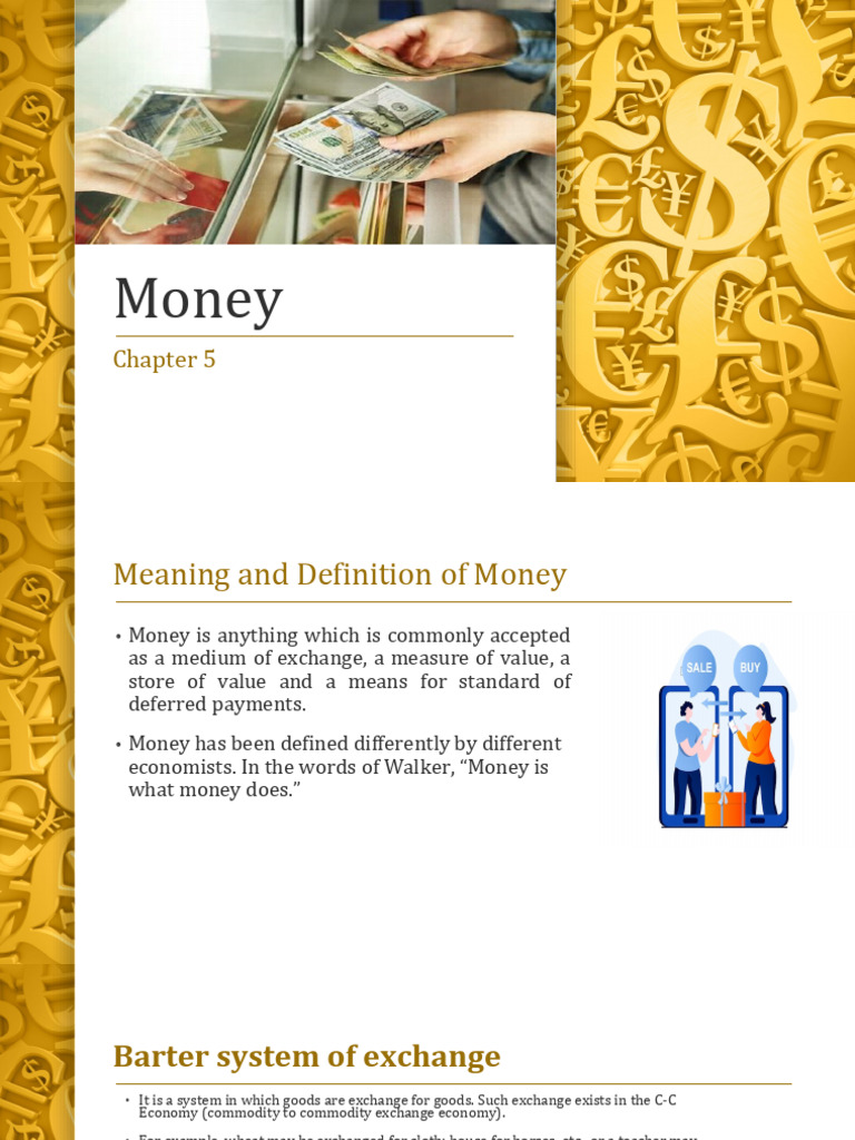 CH 4 Macro Economics Class 12 | PDF | Money | Money Supply