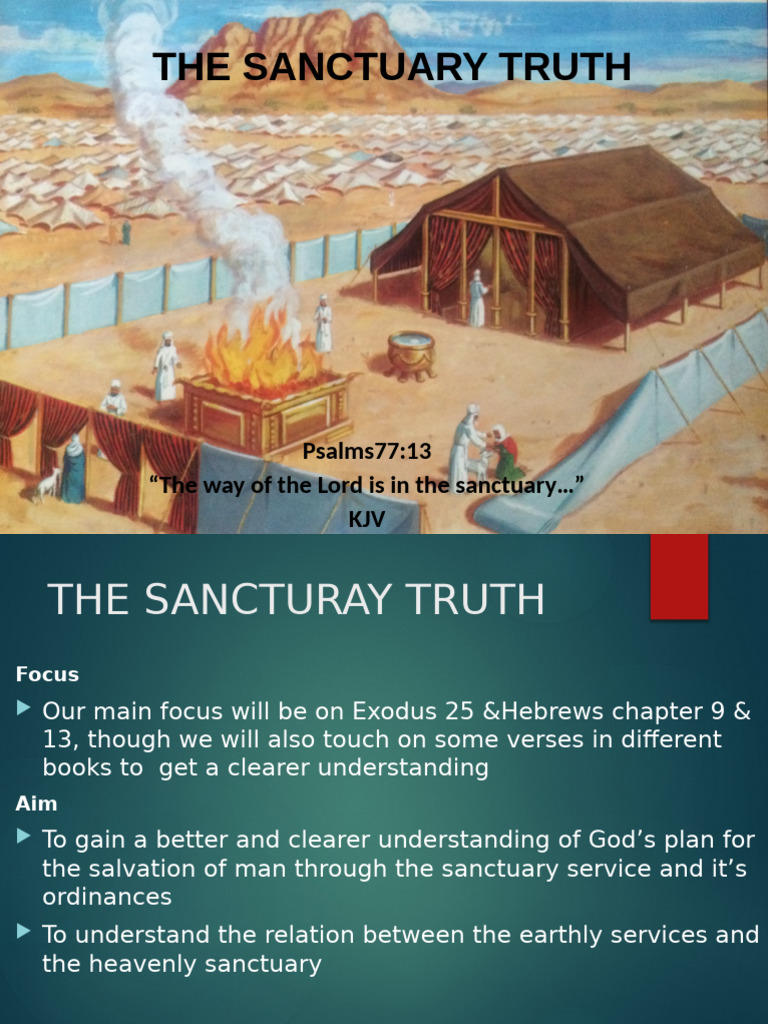1 Introduction To The Sanctuary (For Seke West) | PDF | Sacrifice | Tabernacle