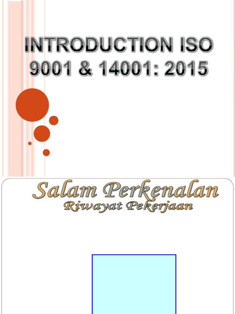 Bahan Training Umum ISO 14001 | PDF