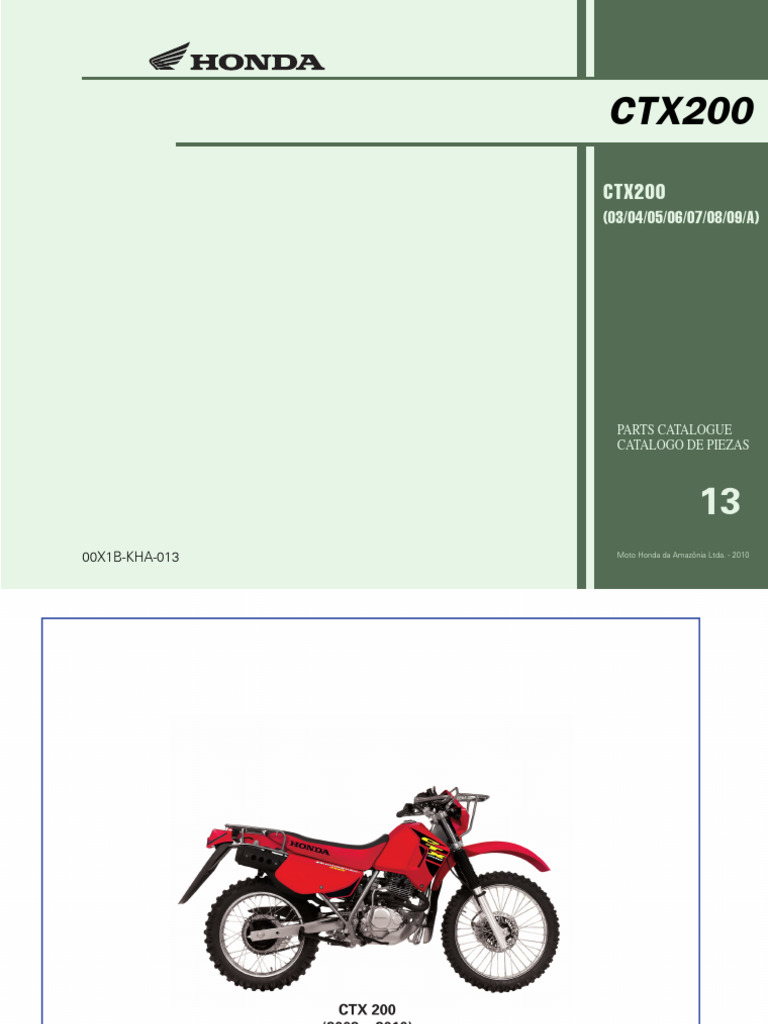 CTX200 MP | PDF | Embrague | Máquinas rotativas