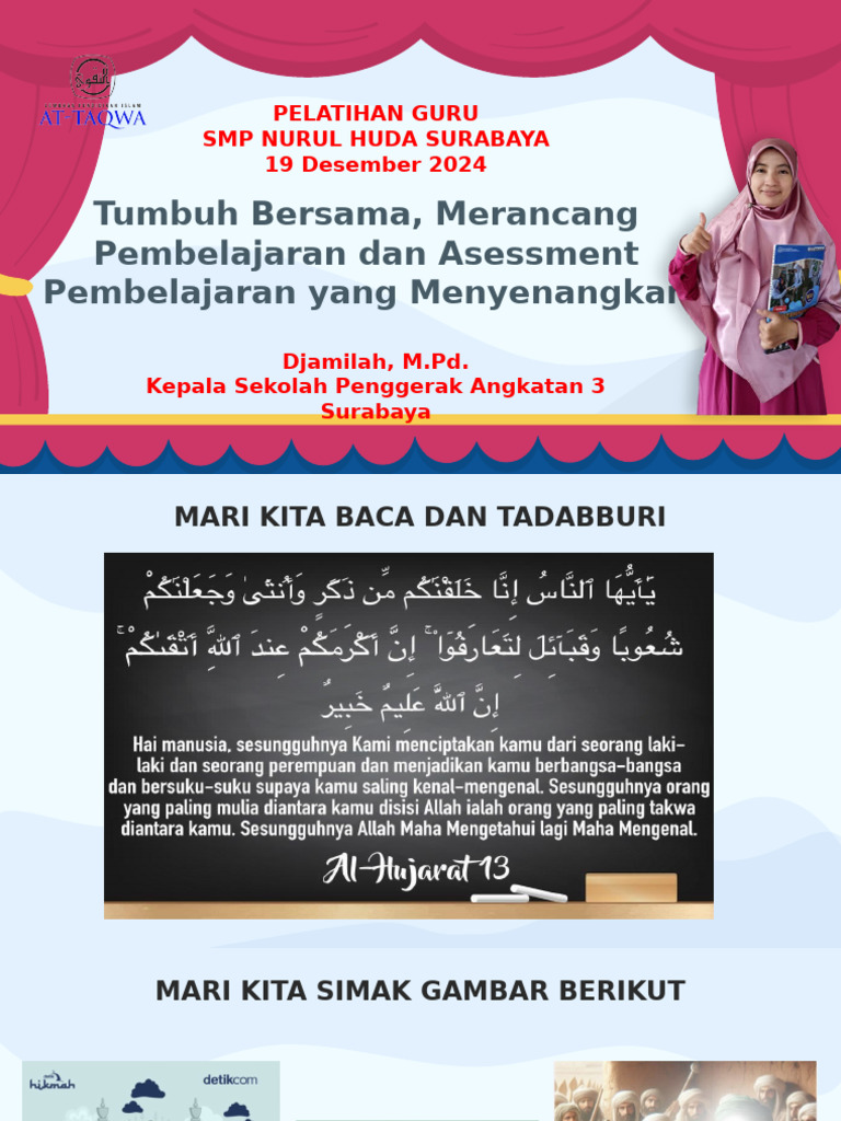 SMP Nurul Huda - Modul Pembelajaran Dan Asesmen PSP-Final | PDF