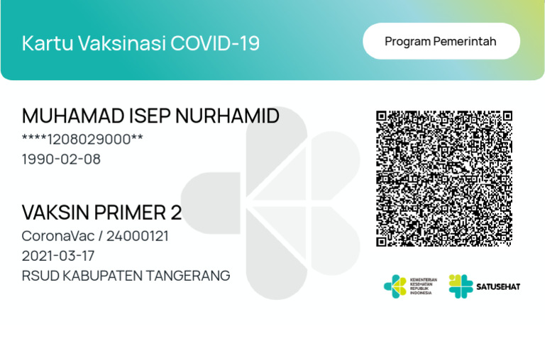 Vaccine-Certificate-Dose 2-Muhamad Isep Nurhamid-785 | PDF
