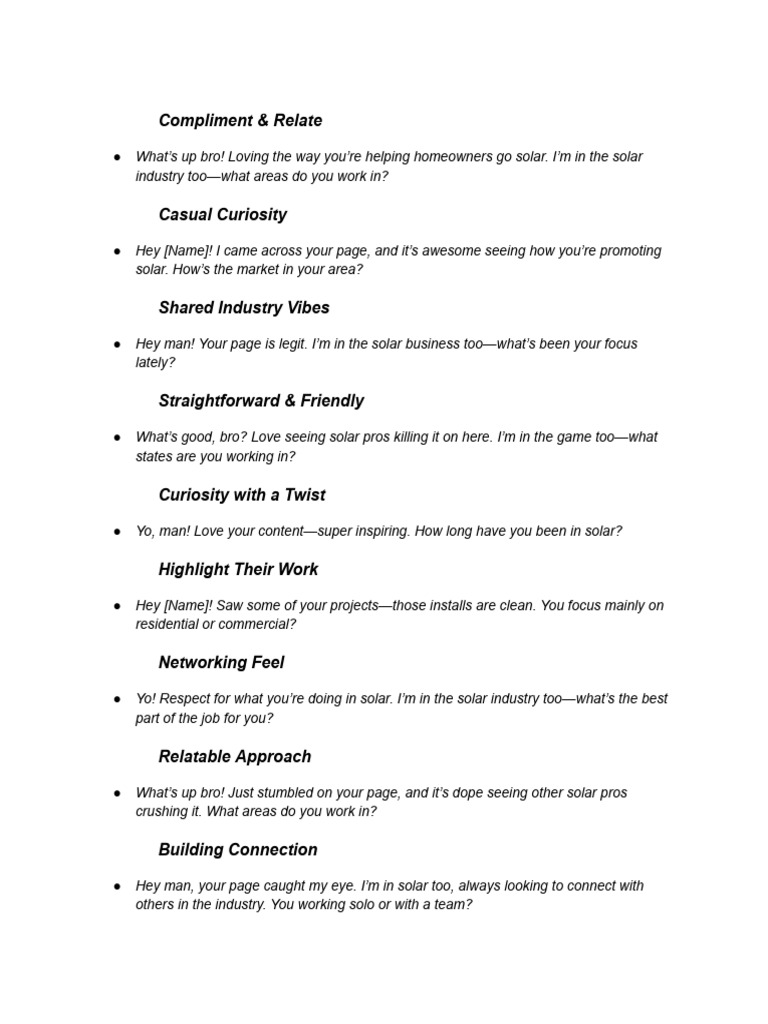 Social Media Recruitment Conversation starter | PDF