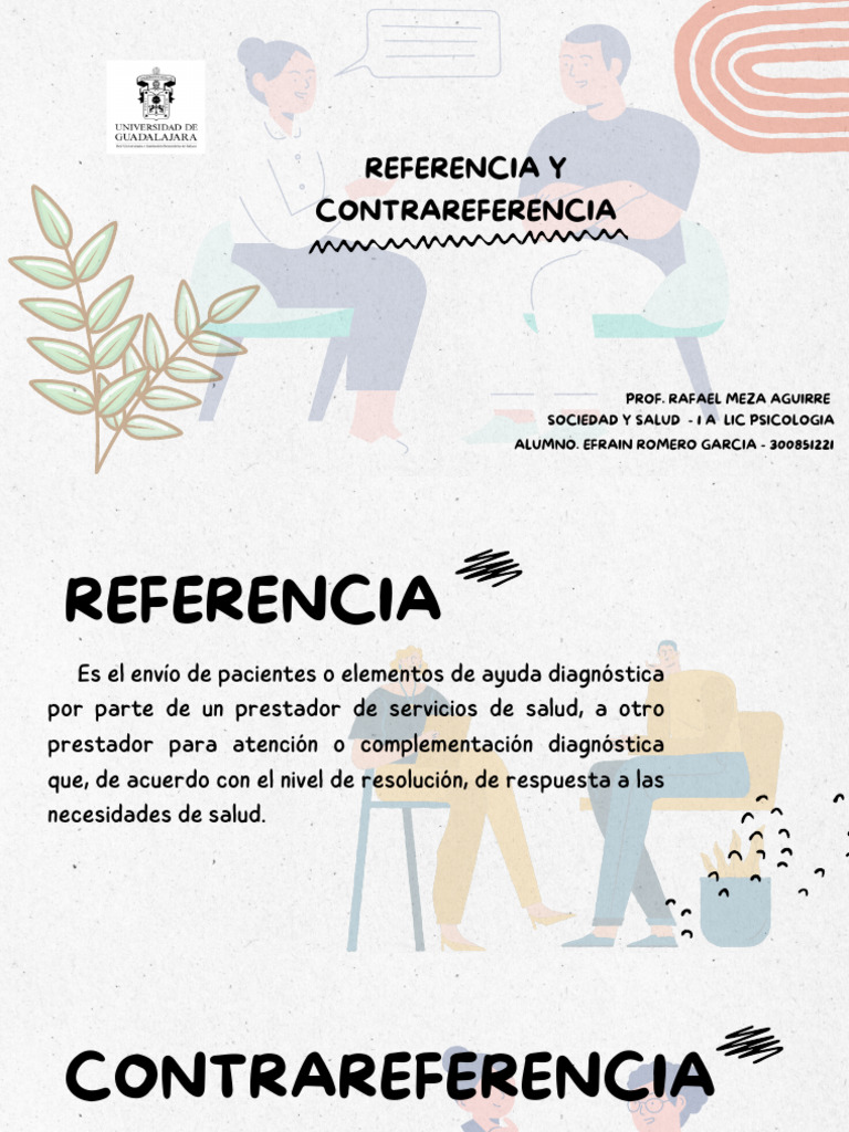 Referencia y Contrarreferencia | PDF | Hospital | Psicólogo