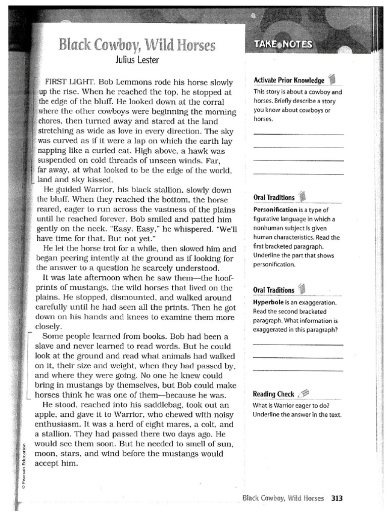 Black-Cowboys-Wild-Horses-Story-zd70pl 2 | PDF