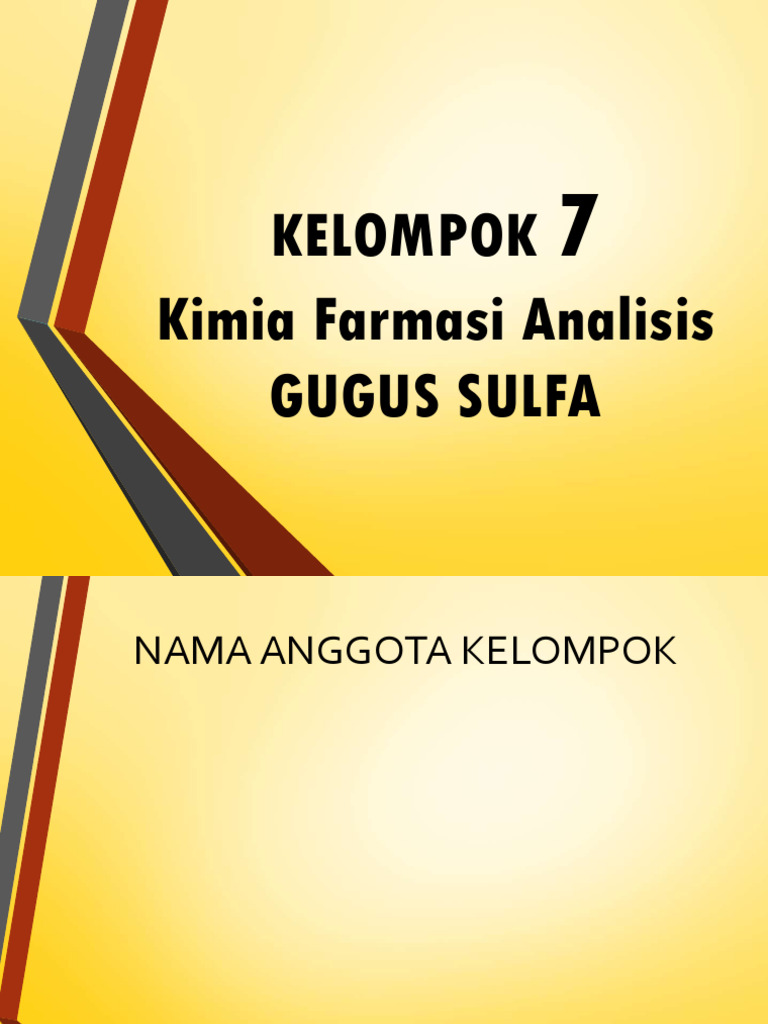 241ff02046 Ria Hardianti Kfa - Golongan Sulfa | PDF
