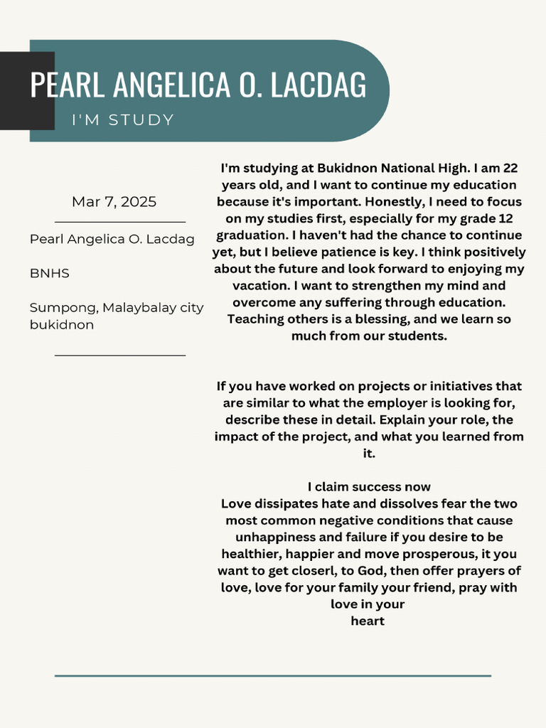 Modern Entry Level Fresher Cover Letter Resume - 20250306 - 184414 ...