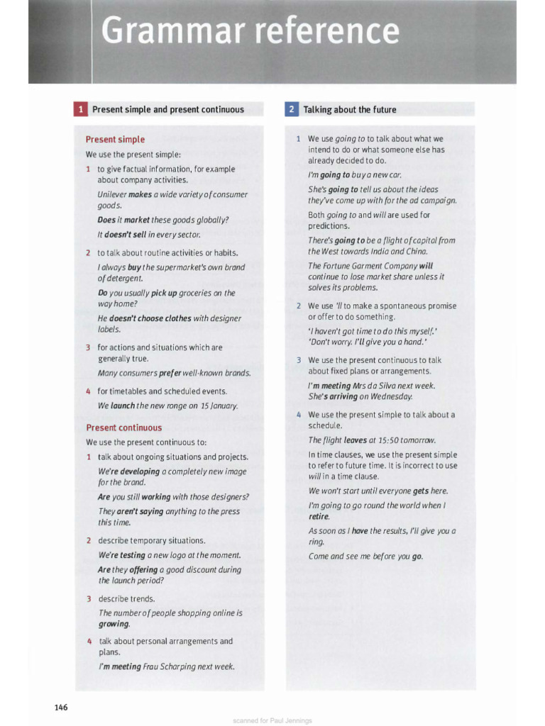 Grammar Print 6 Pages | PDF