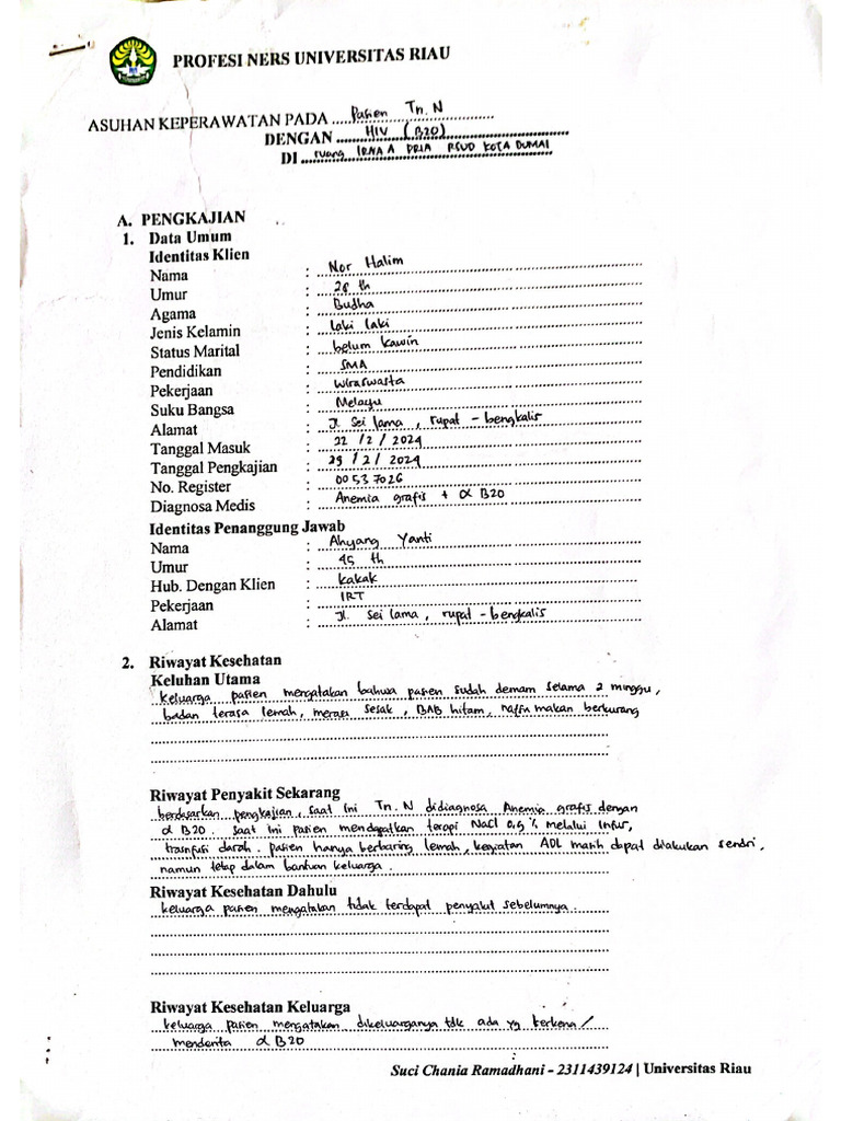 LK HIV Suci Chania Ramadhani | PDF