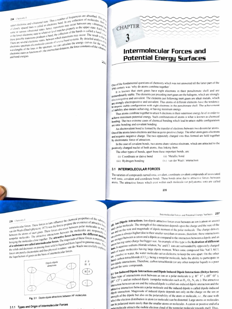 CHEM Intermolecular Forces | PDF