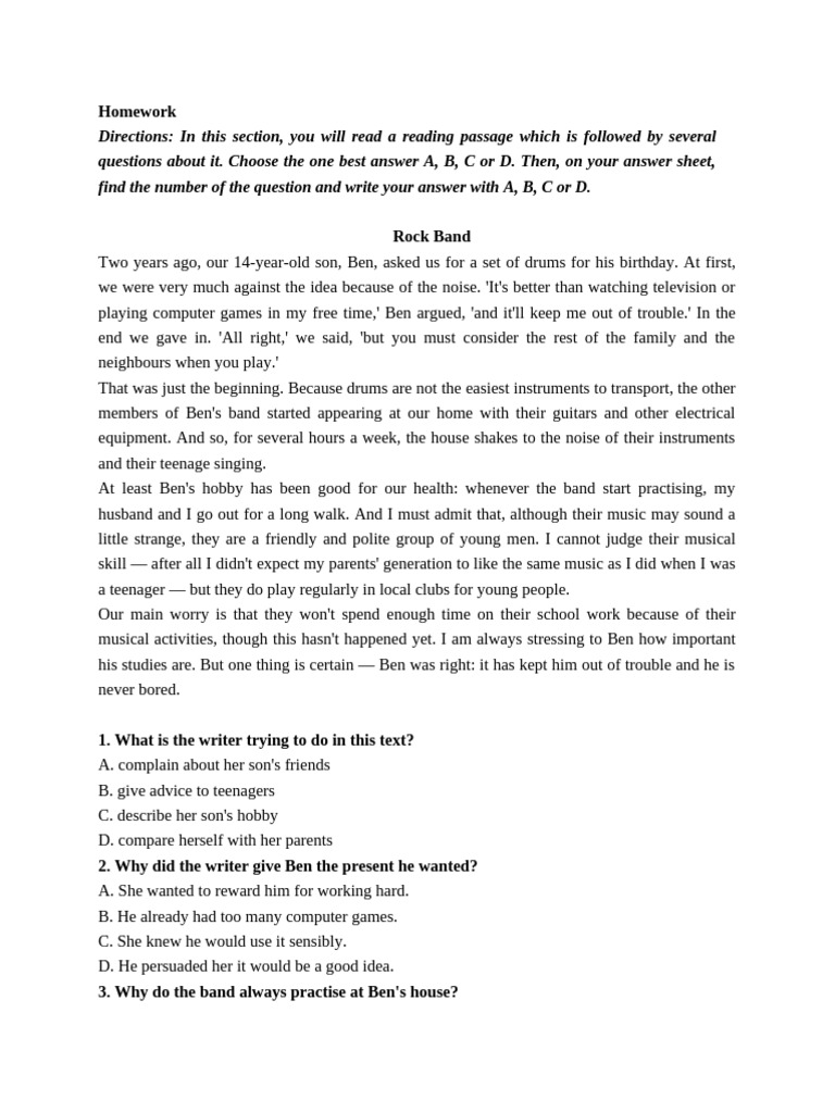 Week 9 - Reading - Homework | PDF | Albums