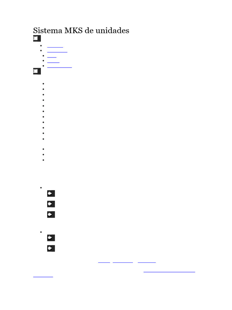 Sistema MKS: Unidades y Definiciones | PDF