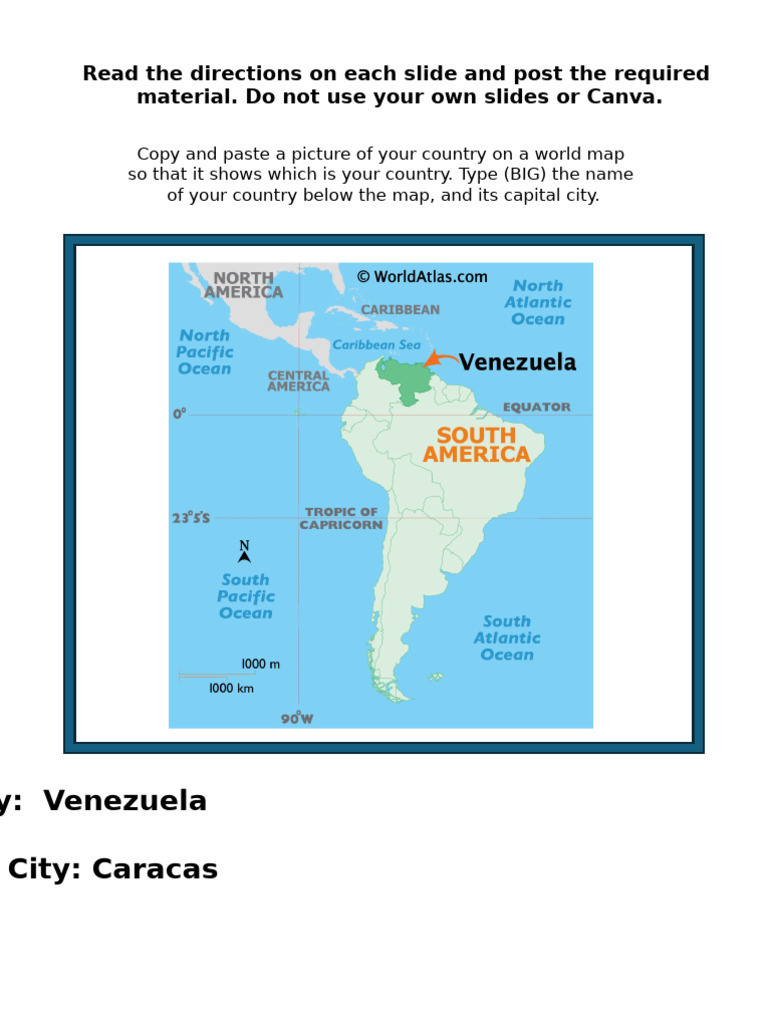 Venezuela Spanish Country Presentation | PDF | Venezuela