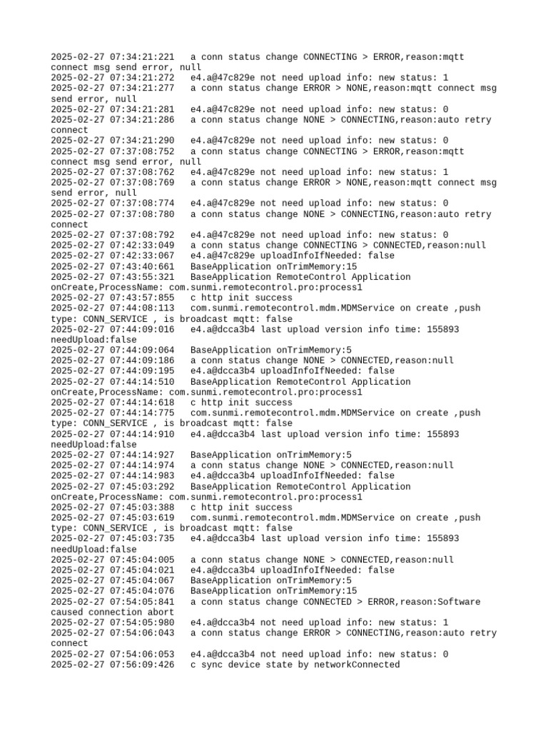 Log | PDF | Application Layer Protocols | Network Architecture