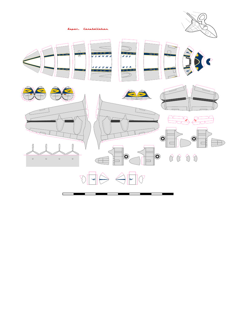 L-1049G Super Constellation Lufthansa Scissors and Planes | PDF