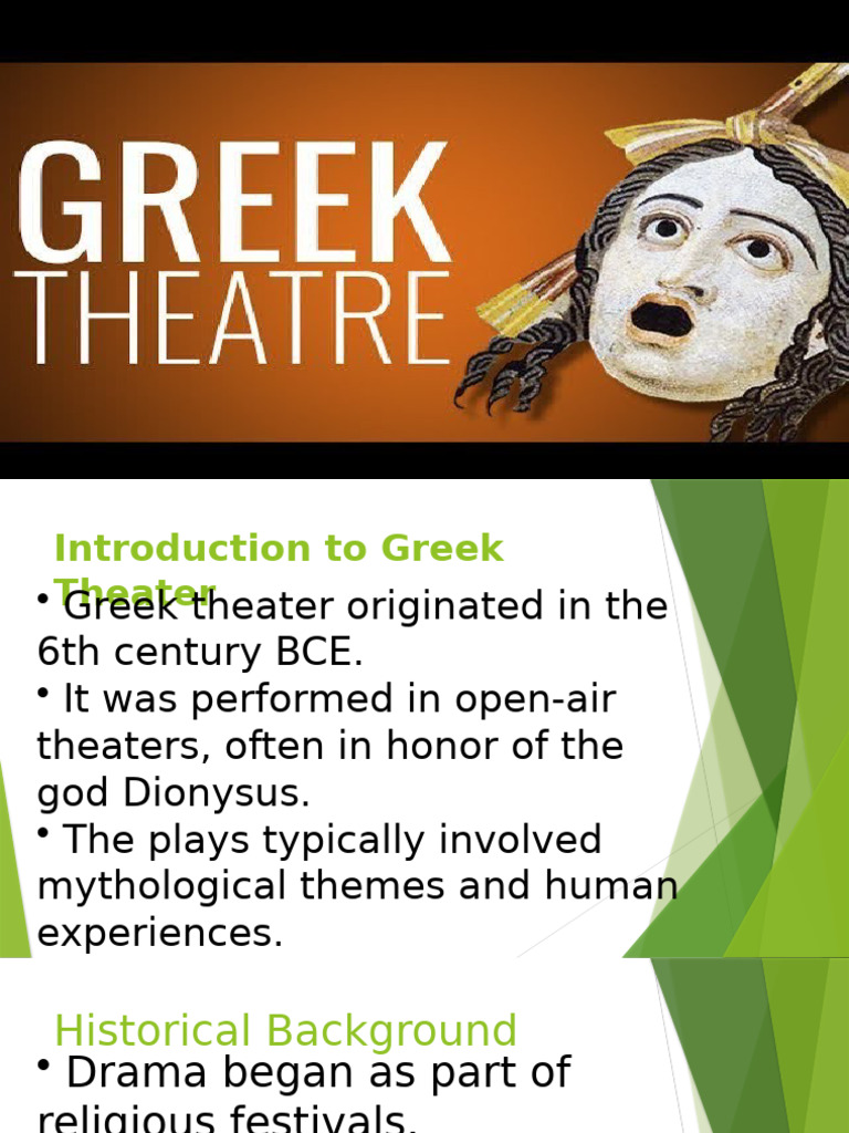 Greek Theater (Arts) February 25 | PDF | Greek Tragedy | Theatre