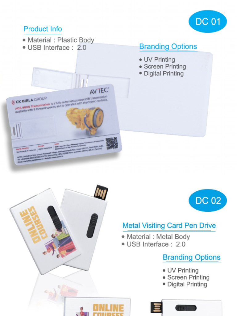 Pendrive Catalogue NEW 2024 25 | PDF