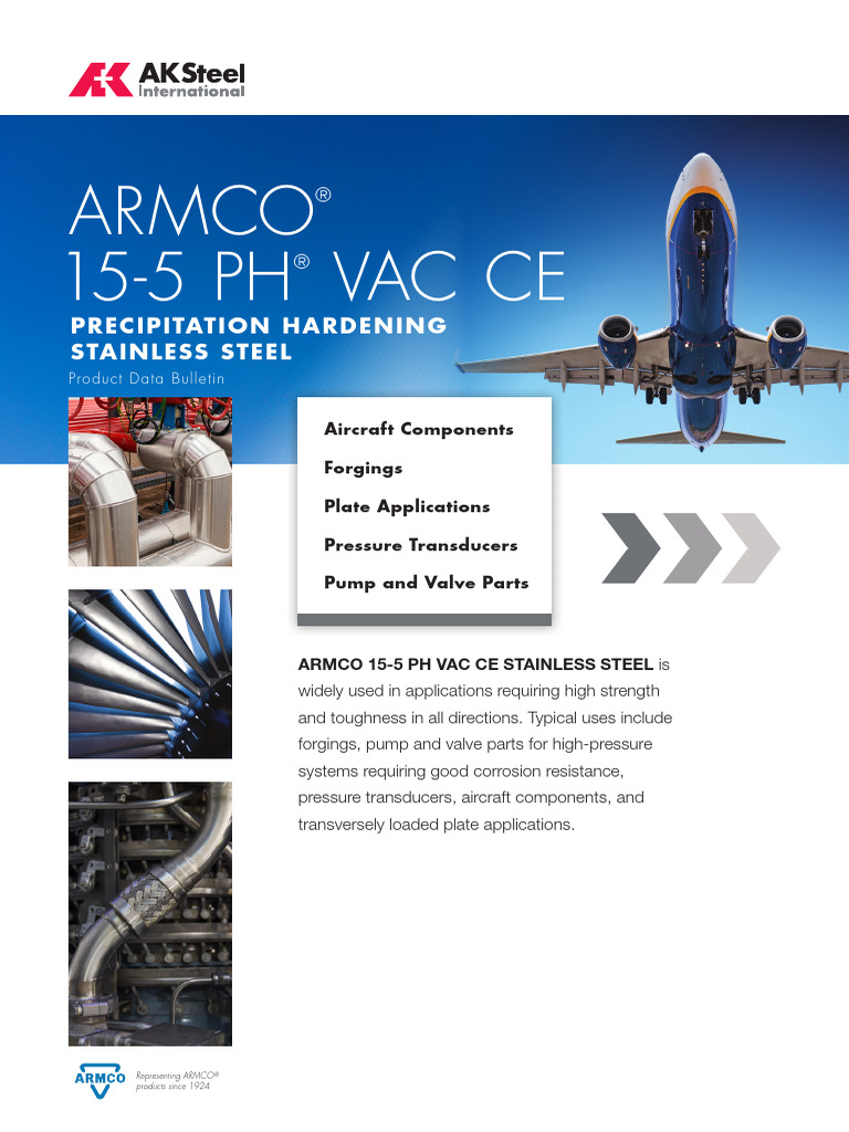 Ak Steel Armco® 15-5 PH® Vac Ce Product Data Bulletin - Feb 2019 - 93 ...