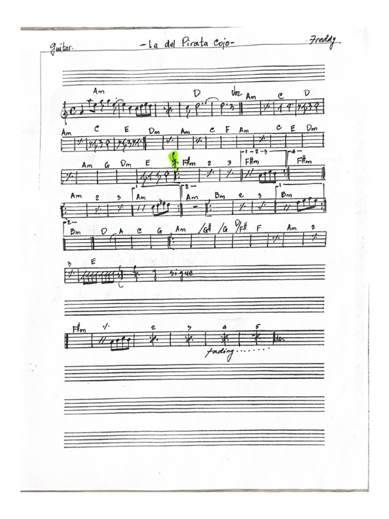 La Del Pirata Cojo | PDF