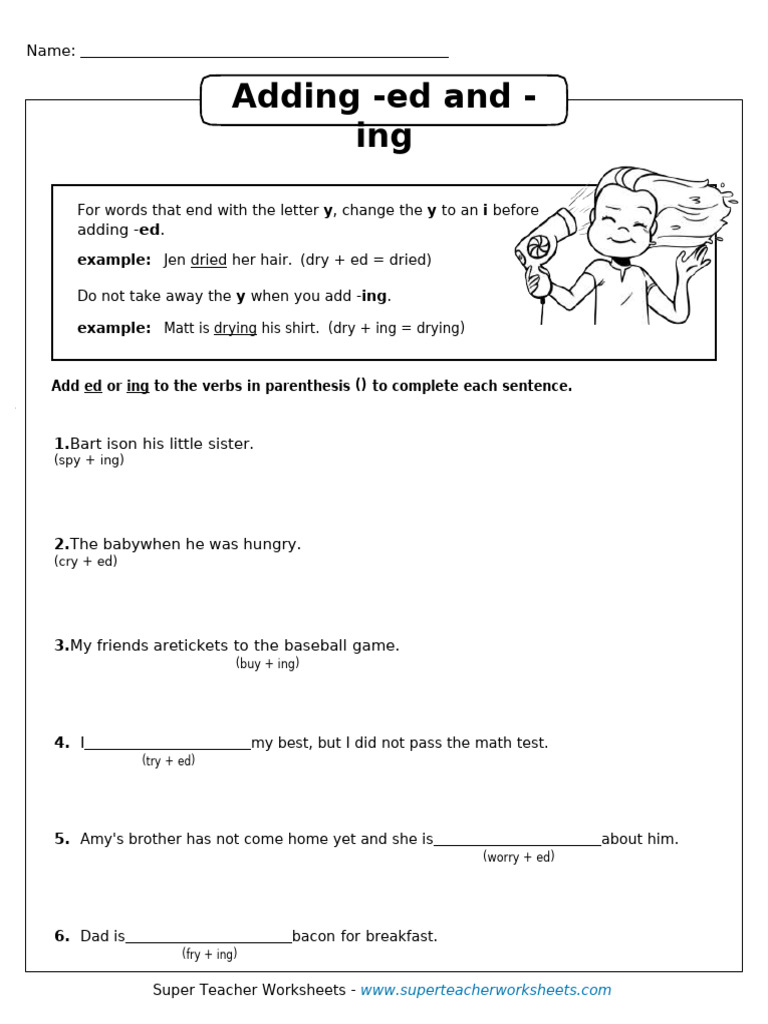 Adding Ed Ing | PDF | Grammar