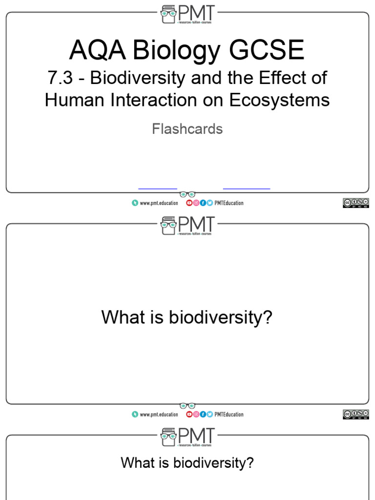 Human Impact on Ecosystem Biodiversity | PDF | Climate Change ...
